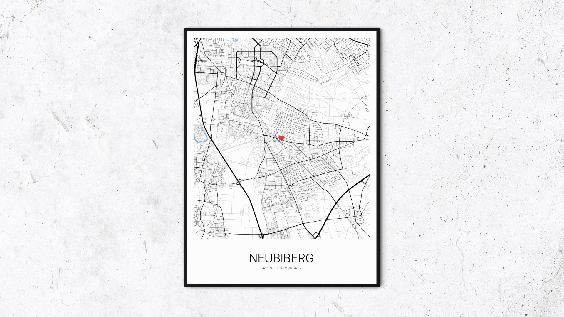 Cartida - Poster von Neubiberg - Bayern - Deutschland