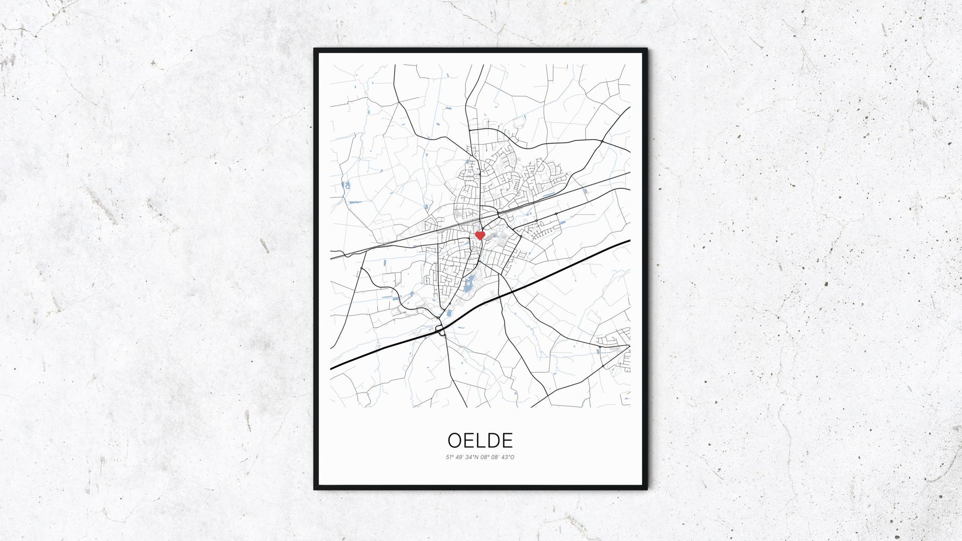 Cartida - Poster von Oelde - Nordrhein-Westfalen - Deutschland