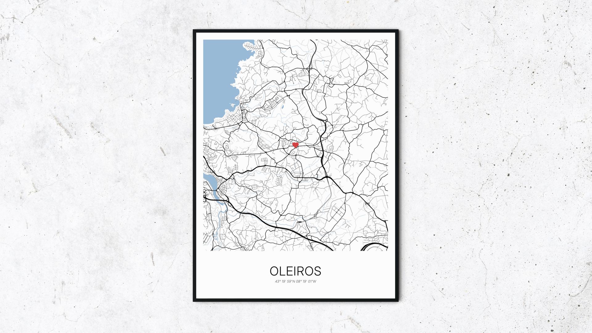 Cartida - Poster von Oleiros - Galicia - Spanien