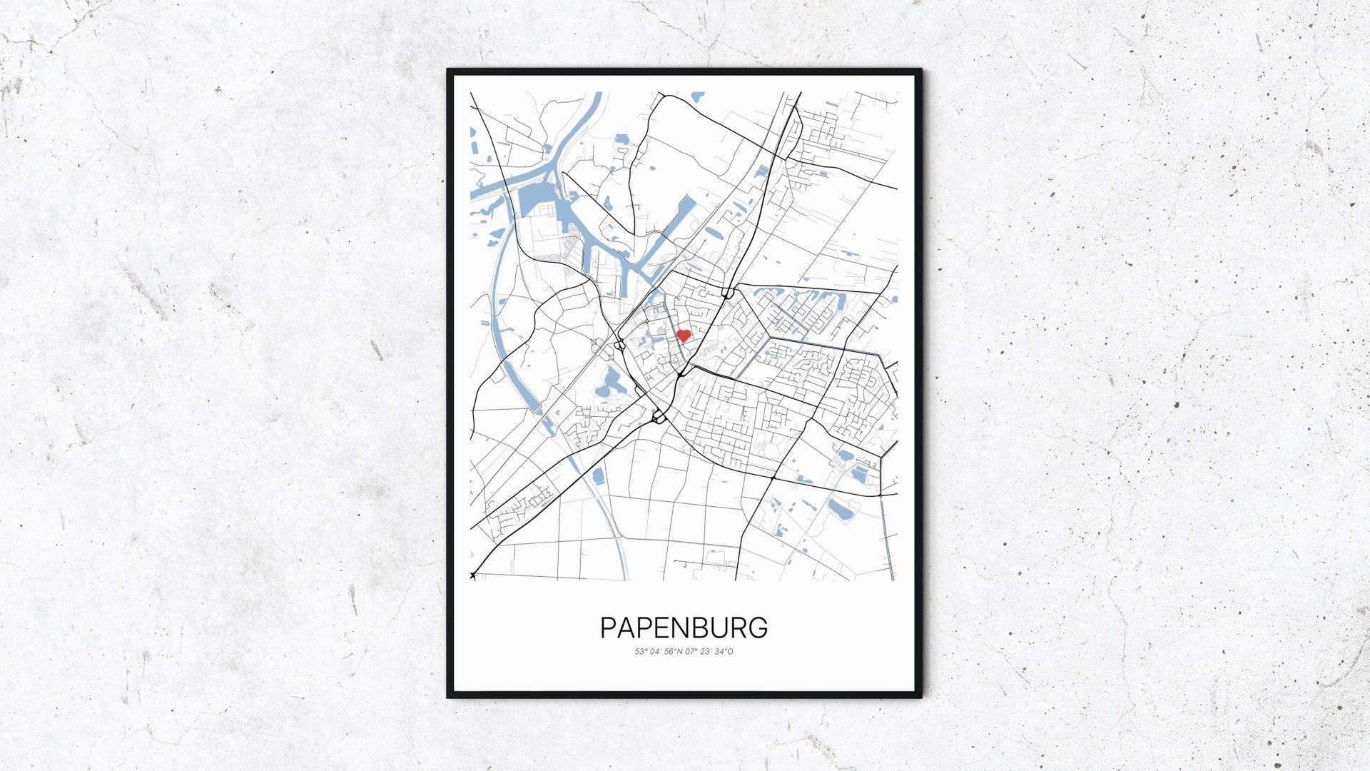 Cartida - Poster von Papenburg - Niedersachsen - Deutschland