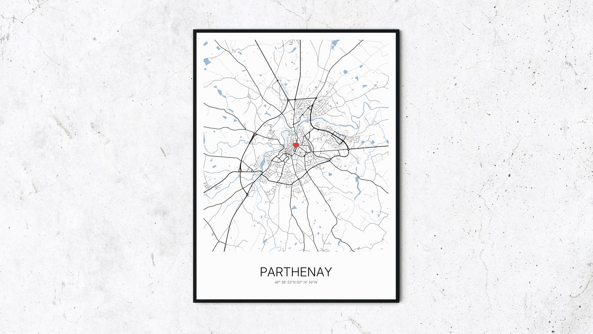 Cartida - Poster von Parthenay - Nouvelle-Aquitaine - Frankreich