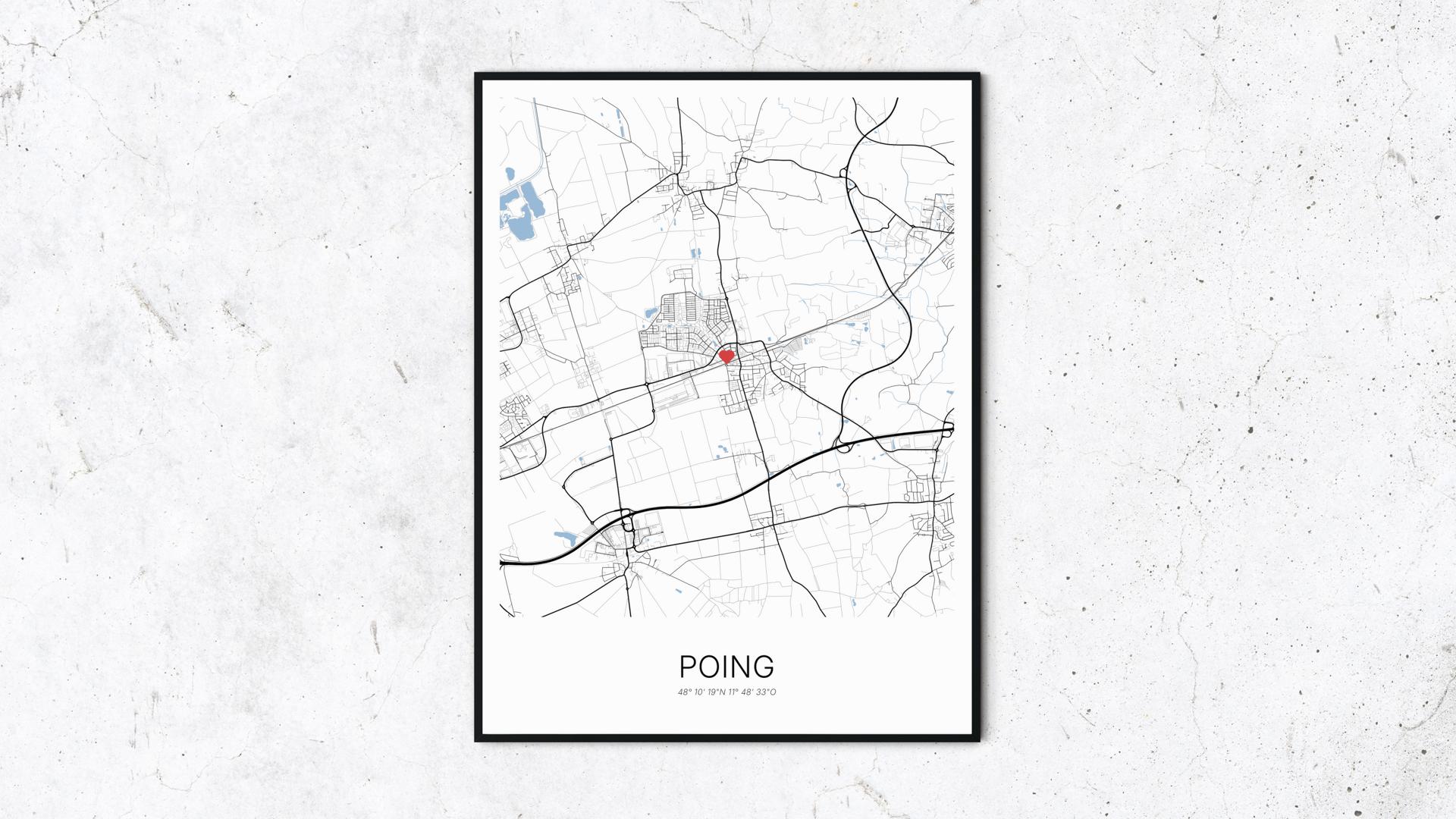 Cartida - Poster von Poing - Bayern - Deutschland