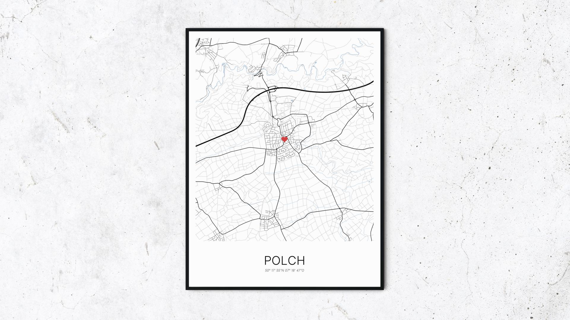 Cartida - Poster von Polch - Rheinland-Pfalz - Deutschland