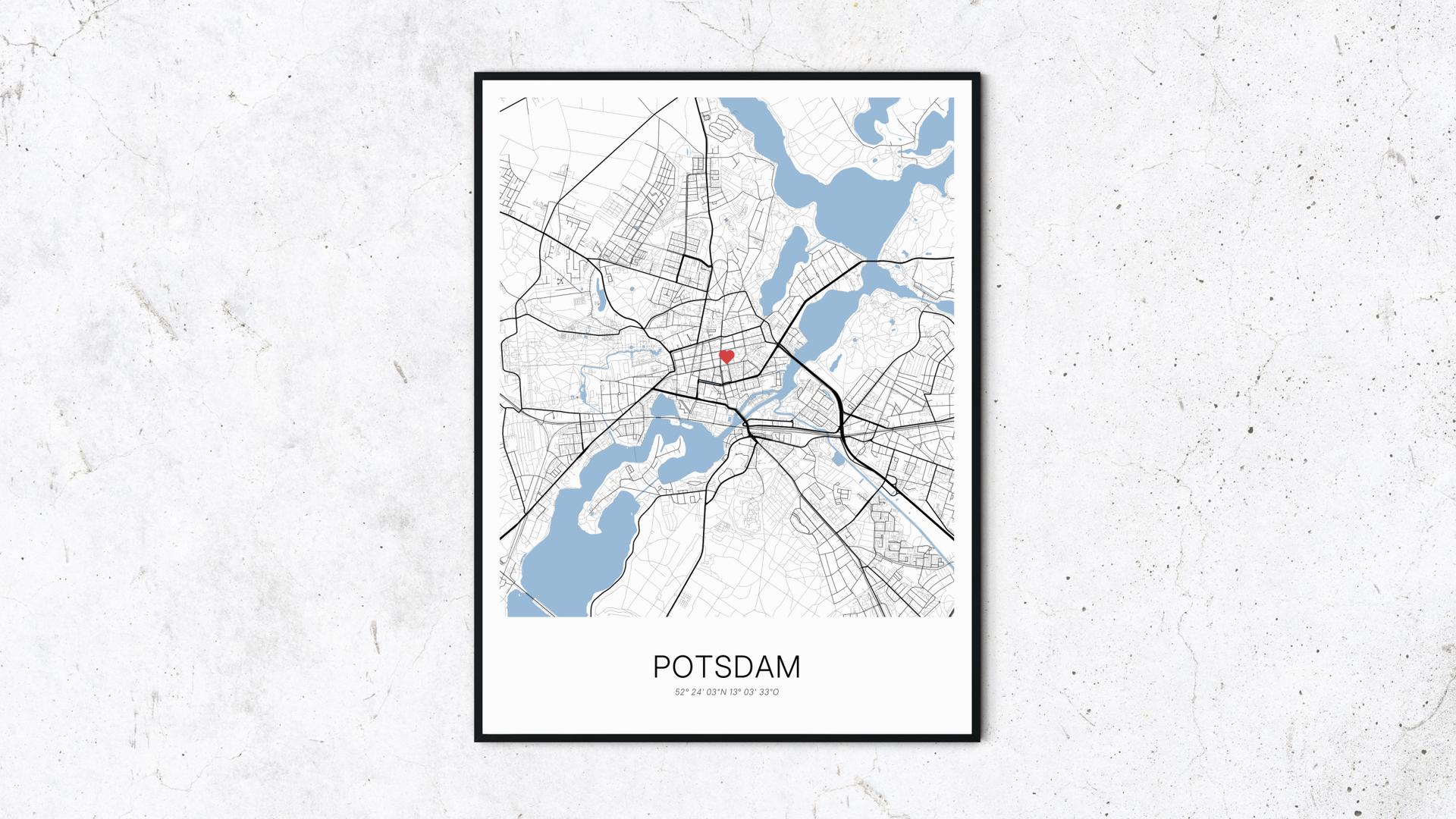 Cartida - Poster von Potsdam - Brandenburg - Deutschland