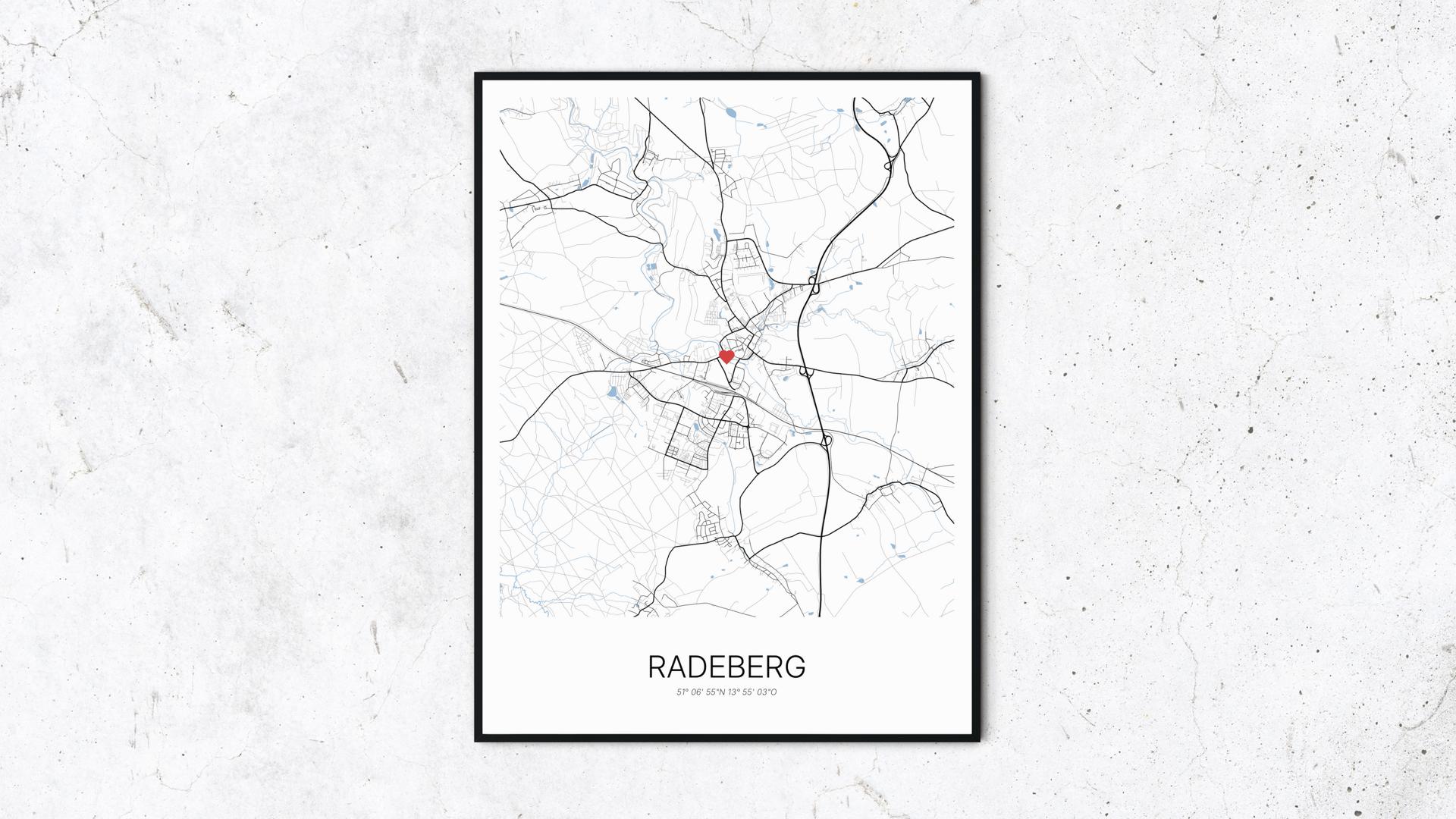 Cartida - Poster von Radeberg - Sachsen - Deutschland