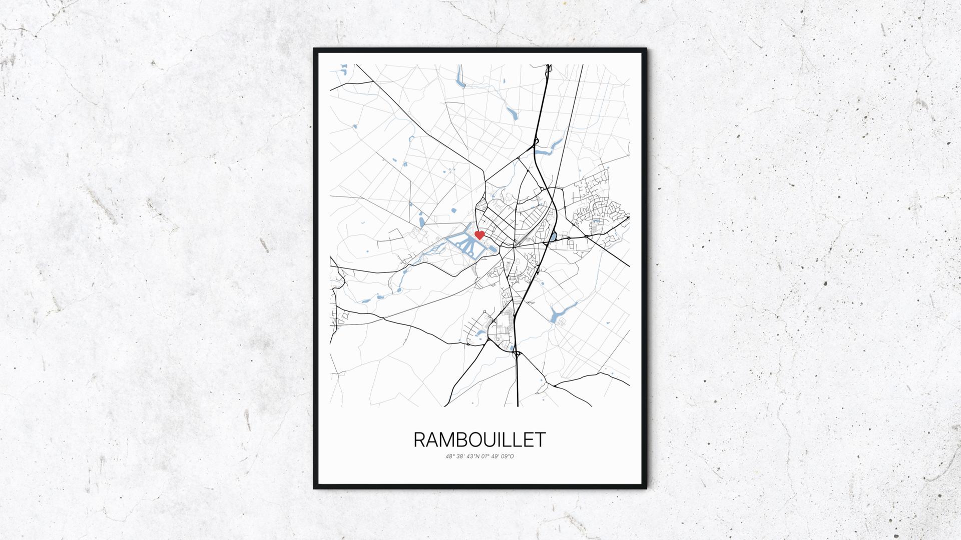 Cartida - Poster von Rambouillet - Île-de-France - Frankreich