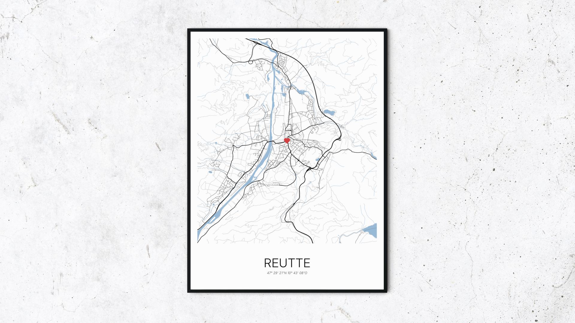 Cartida - Poster von Reutte - Tirol - Österreich