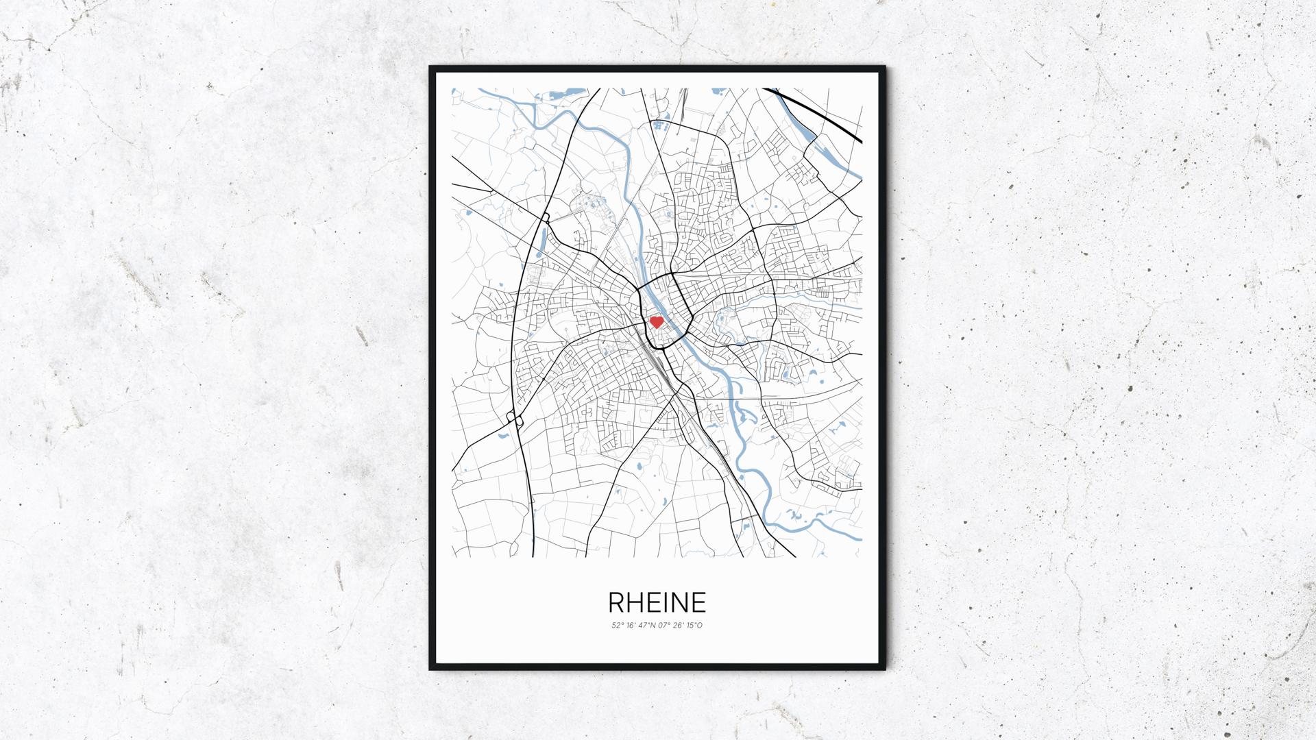 Cartida - Poster von Rheine - Nordrhein-Westfalen - Deutschland