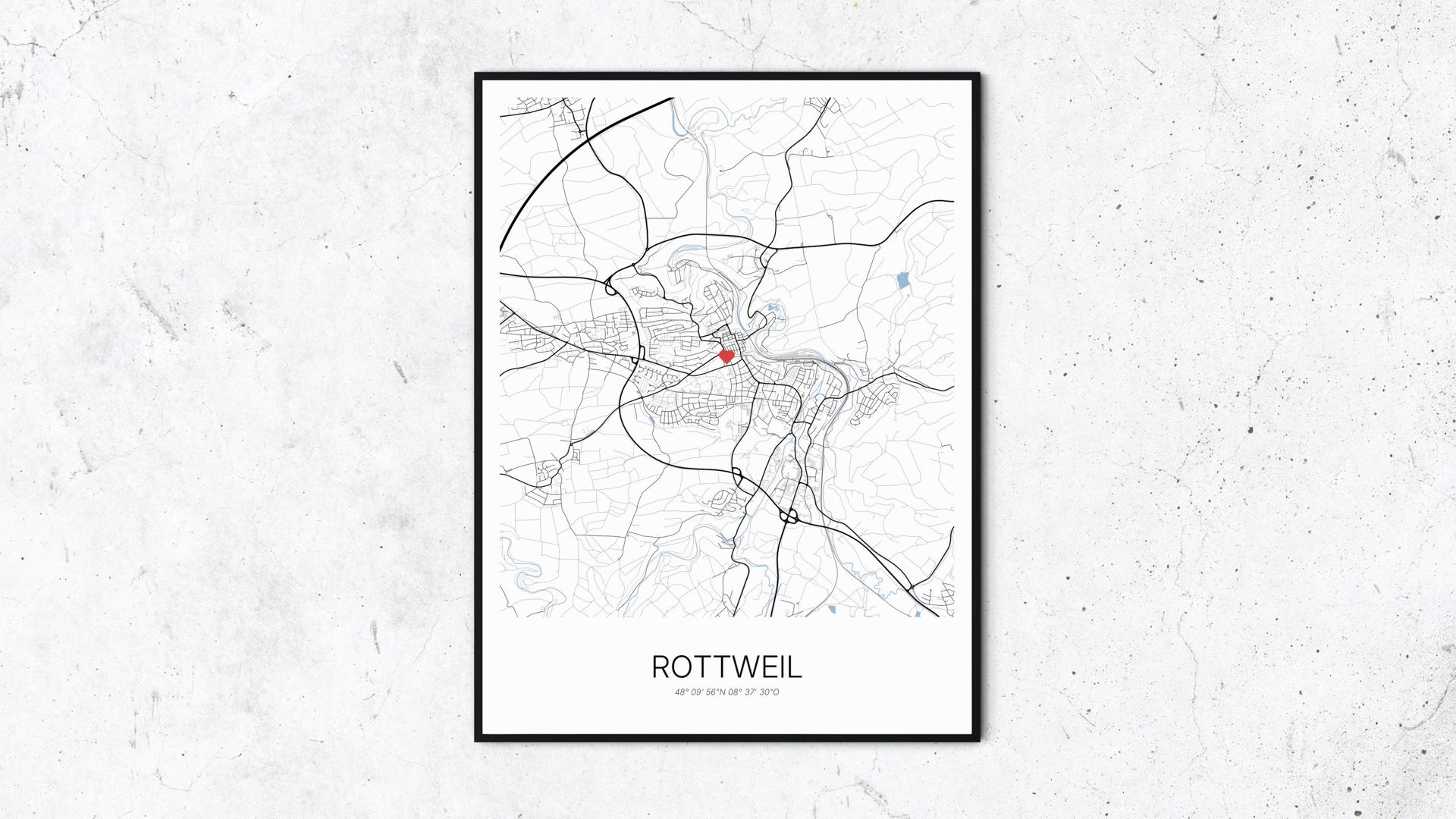 Cartida - Poster von Rottweil - Baden-Württemberg - Deutschland