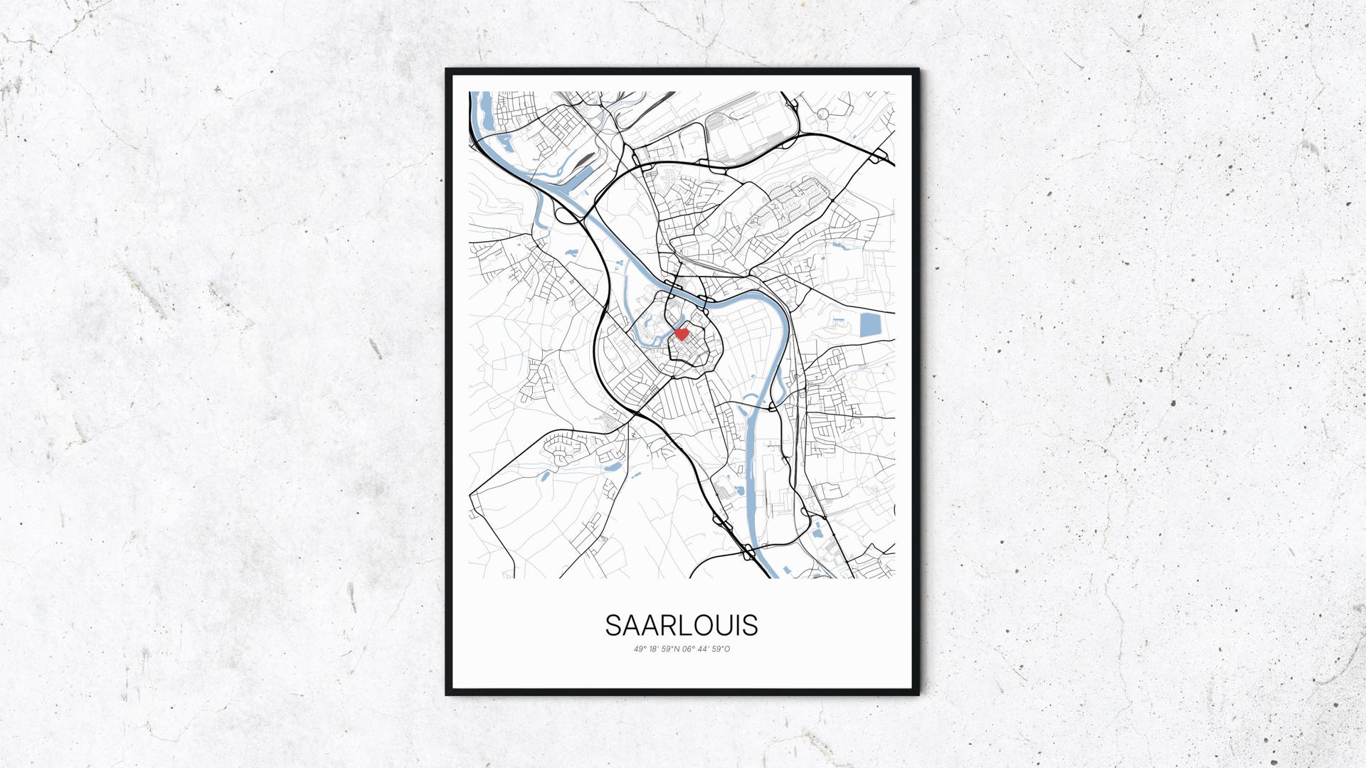 Cartida - Poster von Saarlouis - Saarland - Deutschland