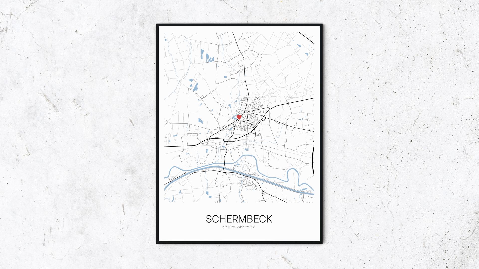 Cartida - Poster von Schermbeck - Nordrhein-Westfalen - Deutschland