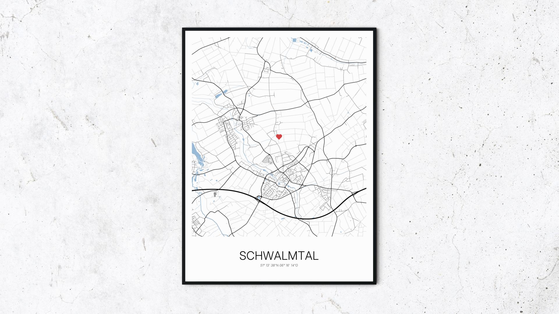 Cartida - Poster von Schwalmtal - Nordrhein-Westfalen - Deutschland