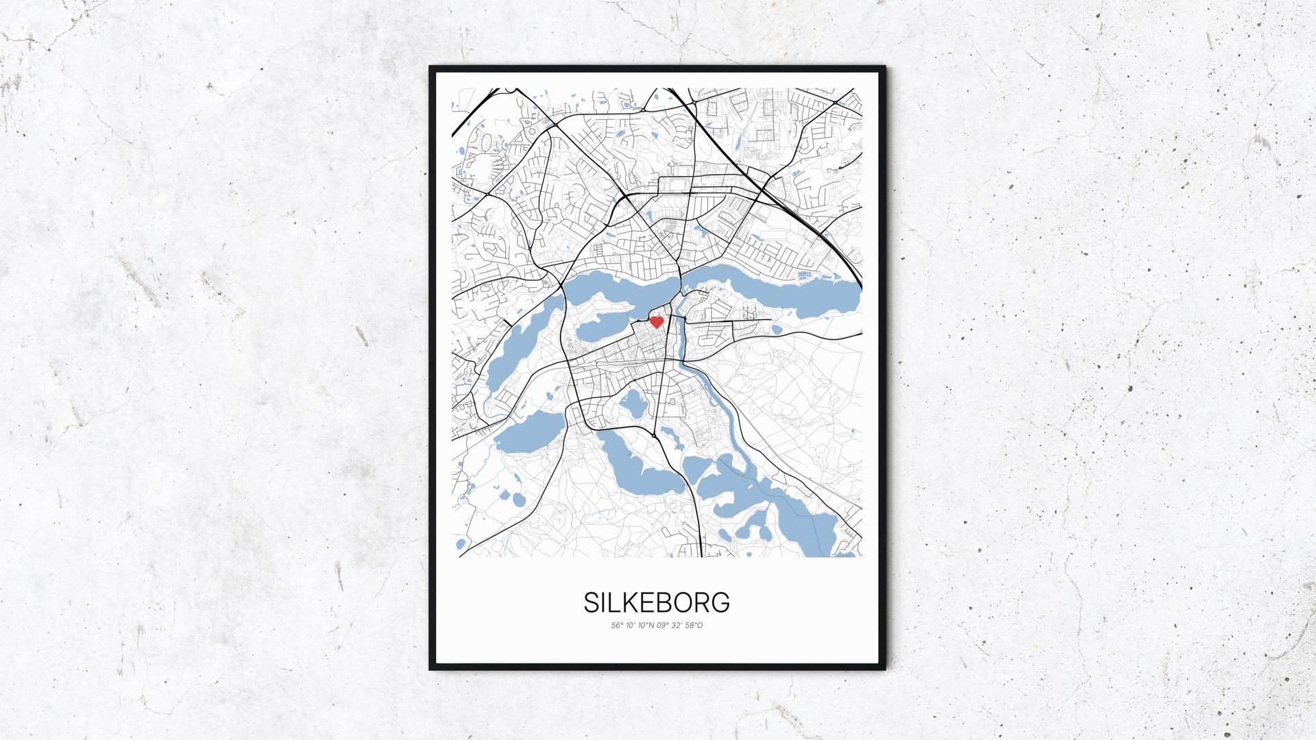 Cartida - Poster von Silkeborg - Region Midtjylland - Dänemark