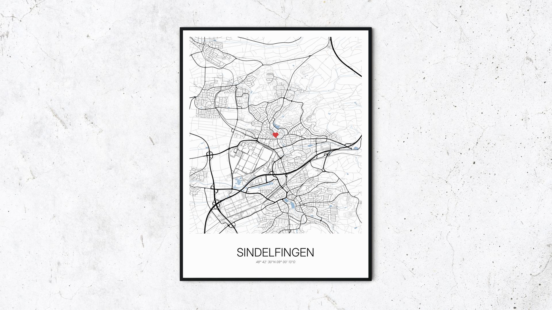 Cartida - Poster von Sindelfingen - Baden-Württemberg - Deutschland