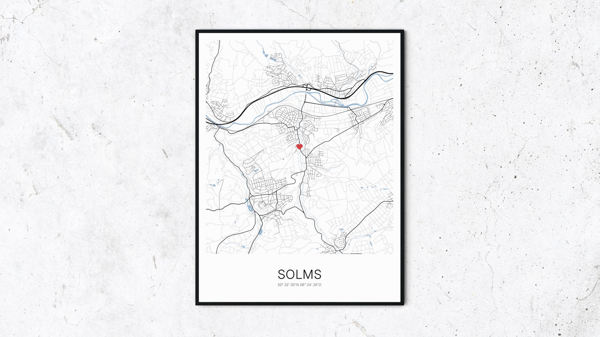 Cartida - Poster von Solms - Hessen - Deutschland