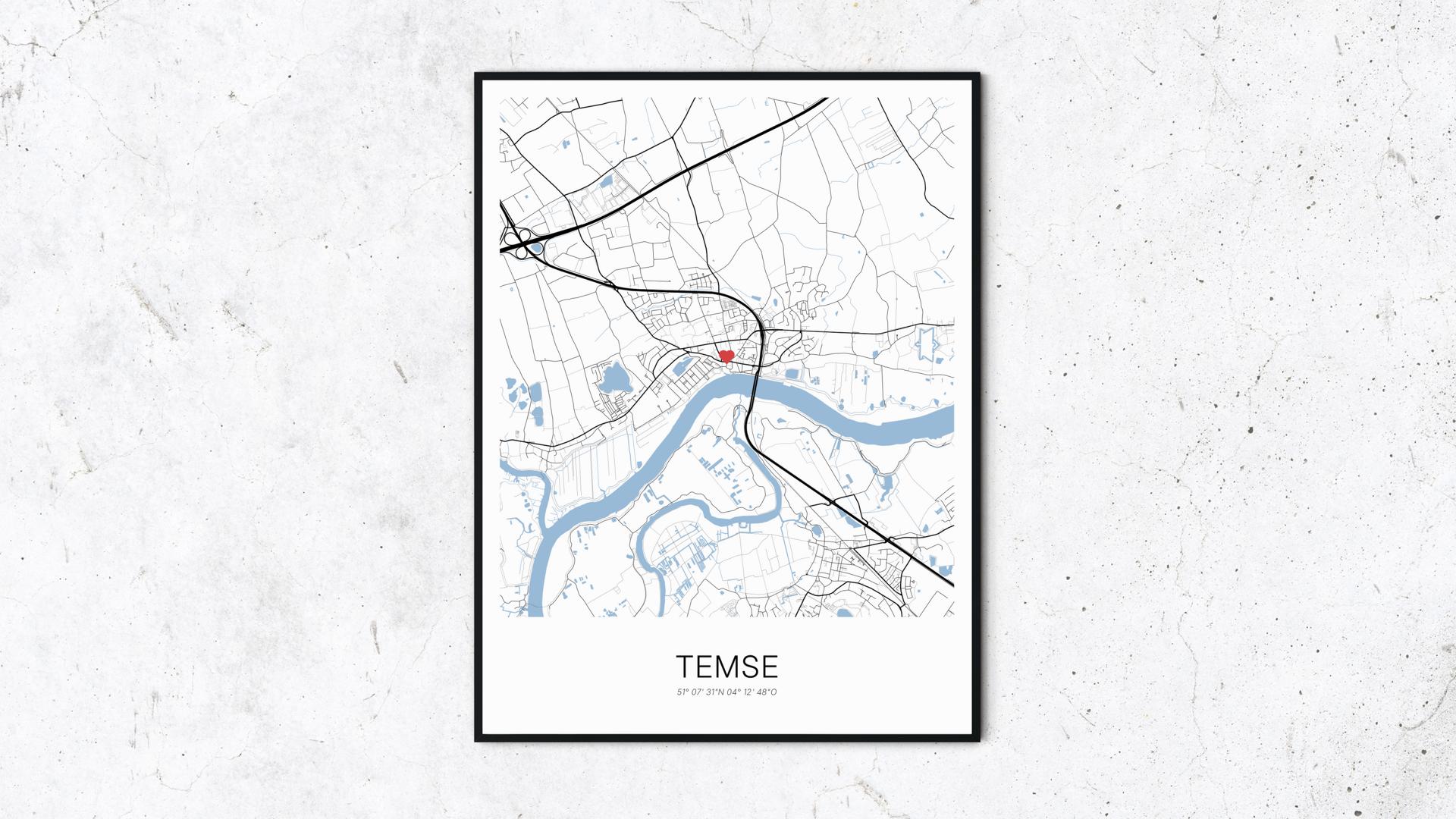 Cartida - Poster von Temse - Vlaanderen - Belgien