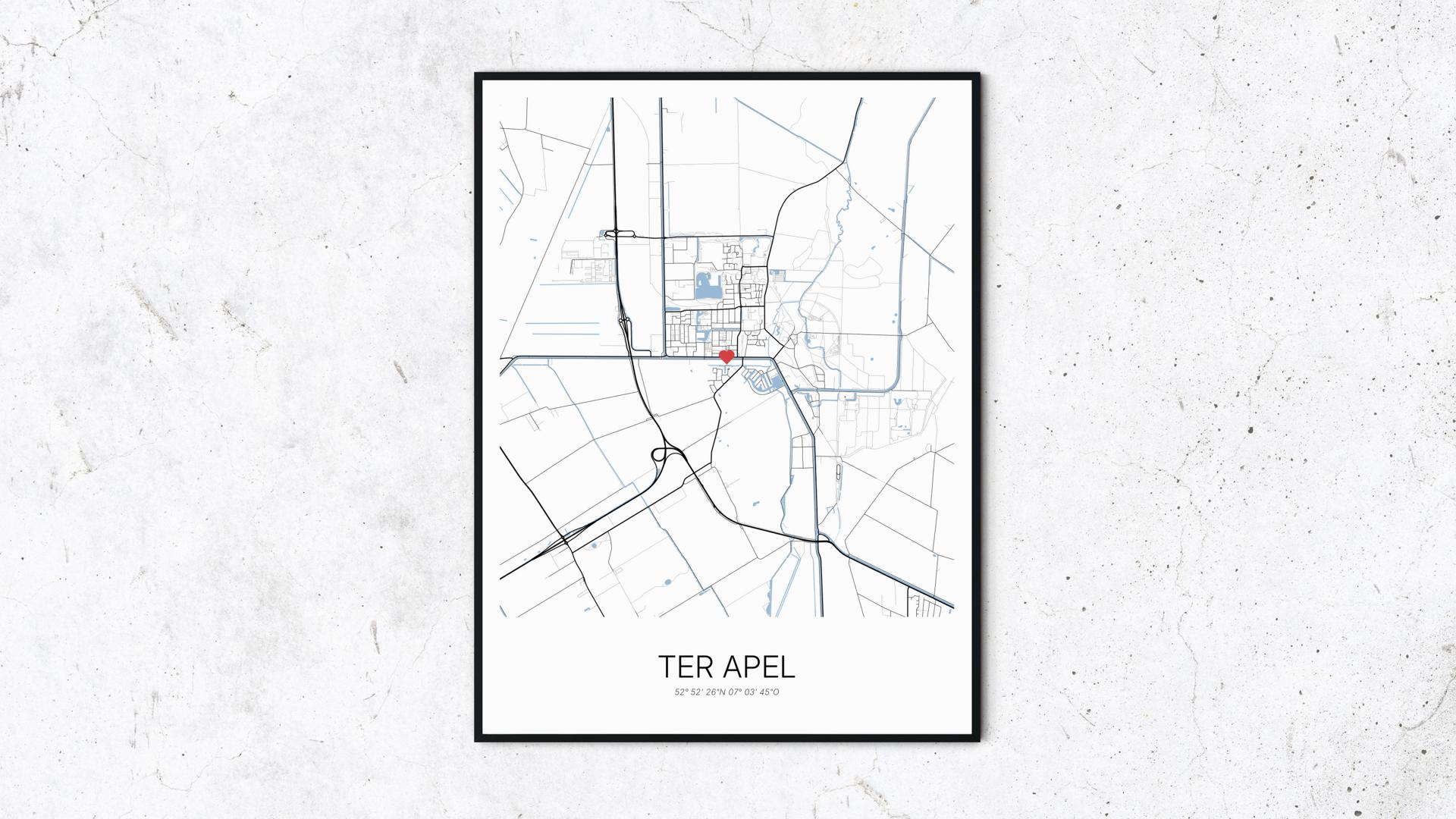 Cartida - Poster von Ter Apel - Groningen - Niederlande