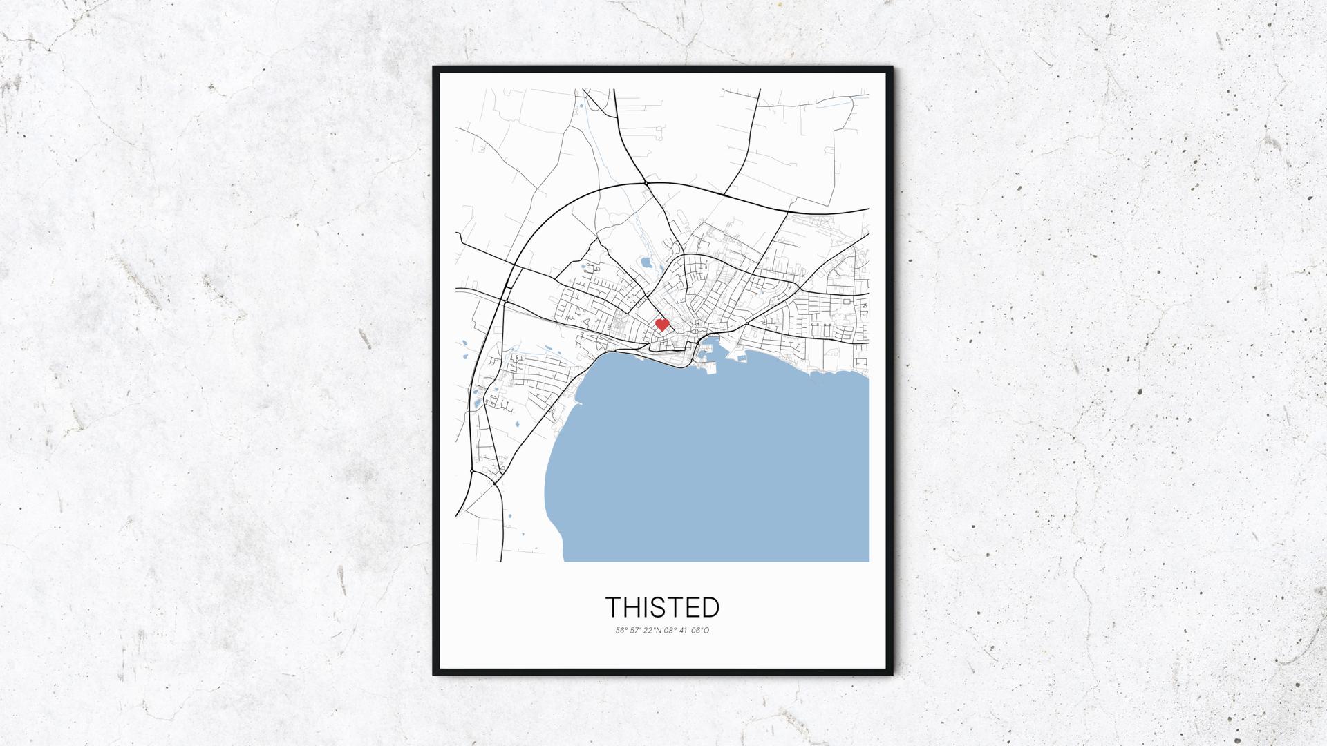 Cartida - Poster von Thisted - Region Nordjylland - Dänemark