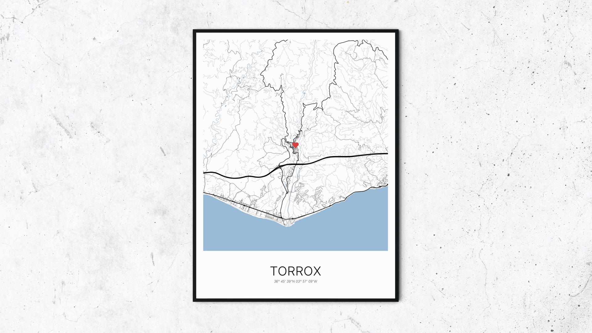 Cartida - Poster von Torrox - Andalucía - Spanien