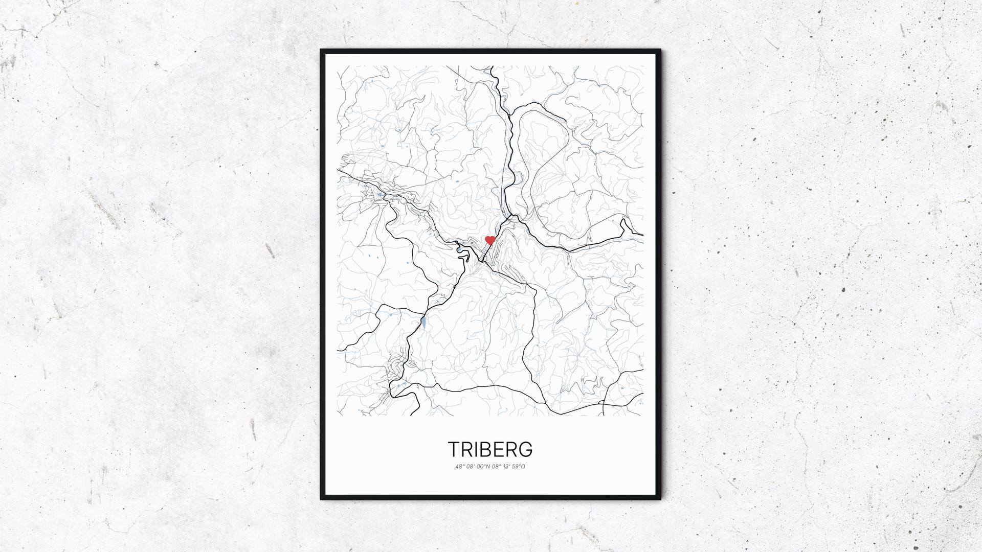 Cartida - Poster von Triberg - Baden-Württemberg - Deutschland