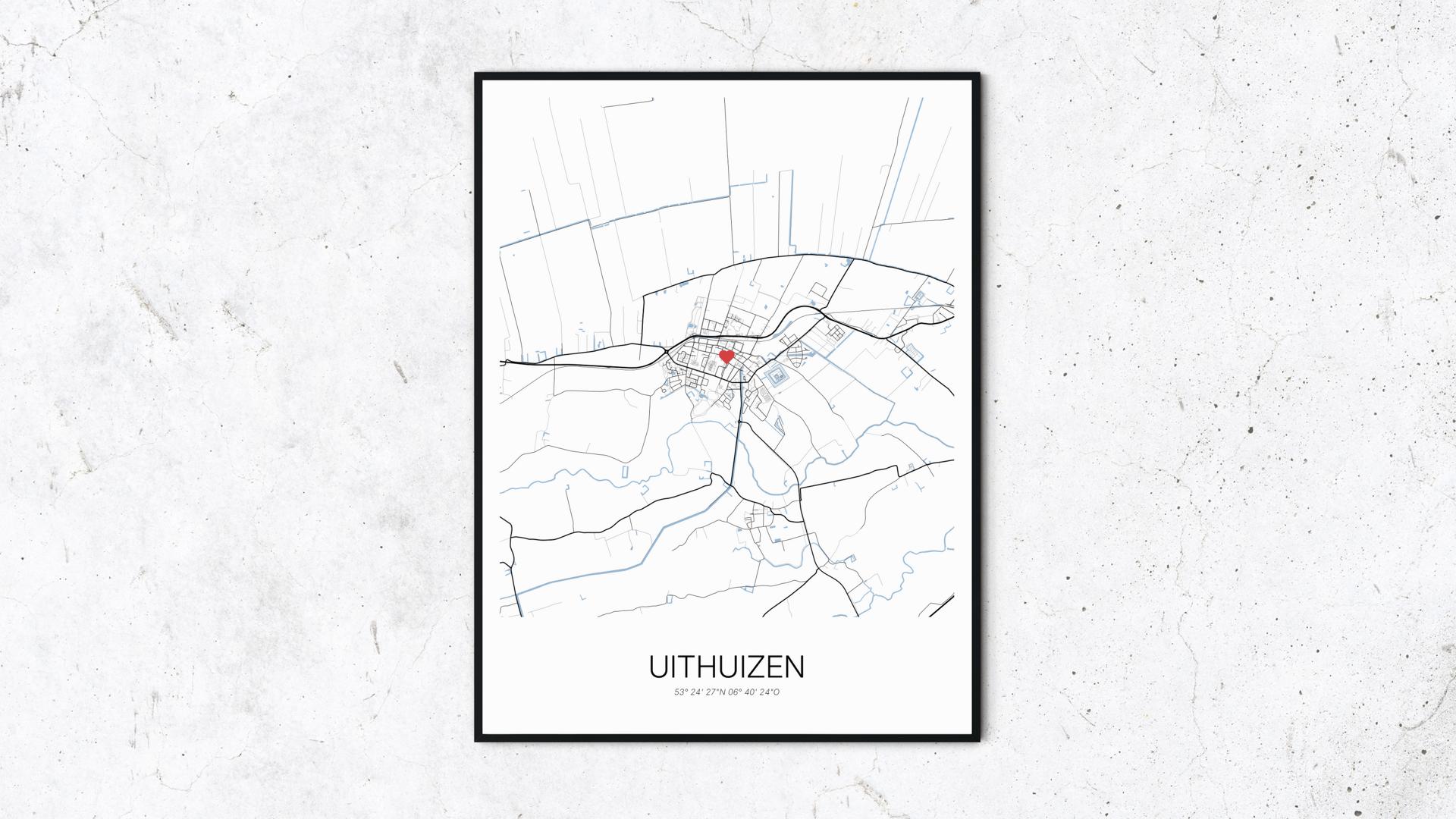 Cartida - Poster von Uithuizen - Groningen - Niederlande