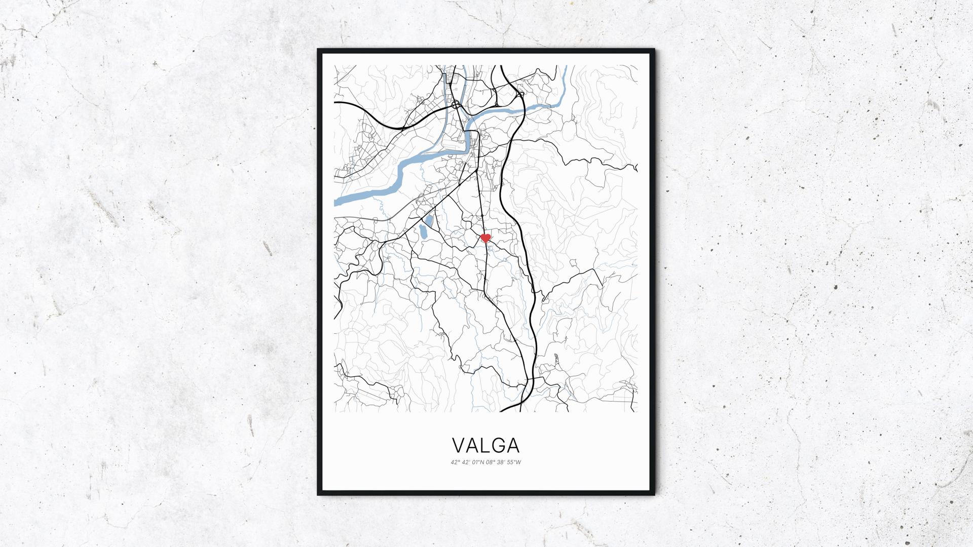 Cartida - Poster von Valga - Galicia - Spanien