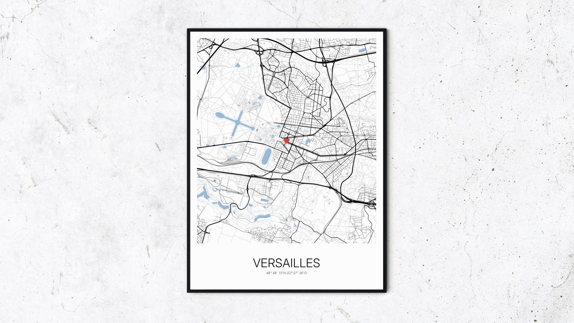 Cartida - Poster von Versailles - Île-de-France - Frankreich