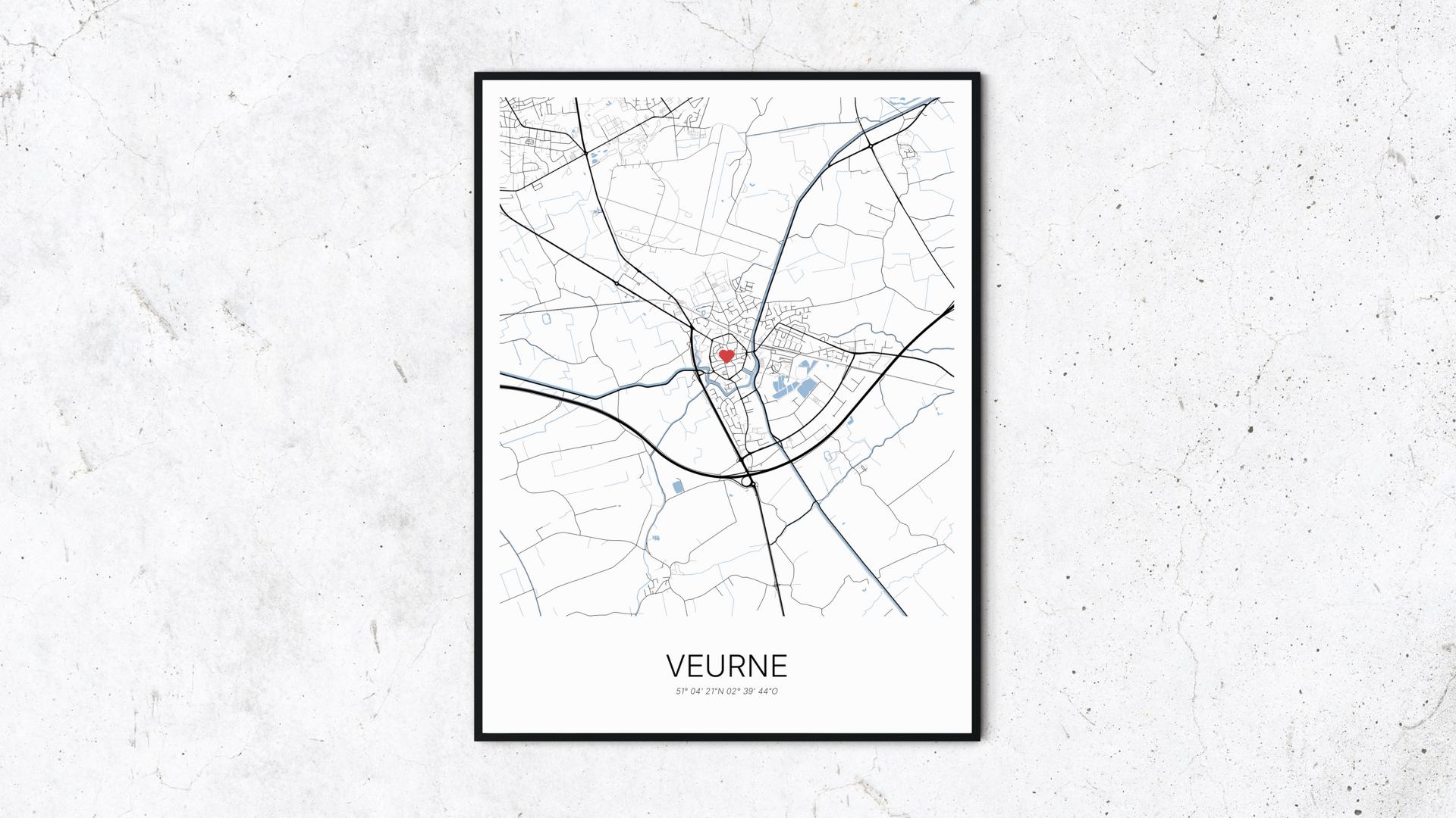 Cartida - Poster von Veurne - Vlaanderen - Belgien