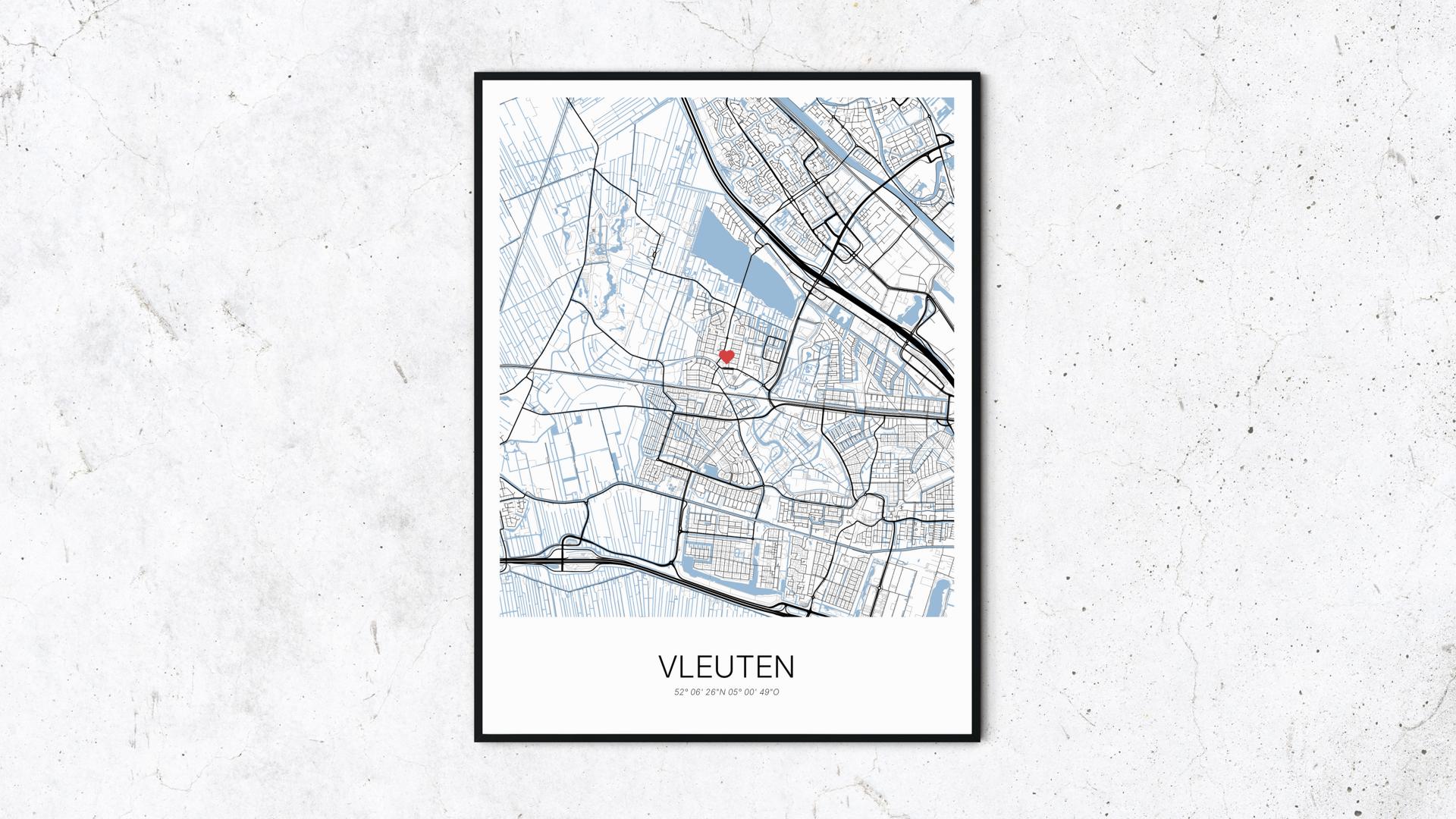 Cartida - Poster von Vleuten - Utrecht - Niederlande