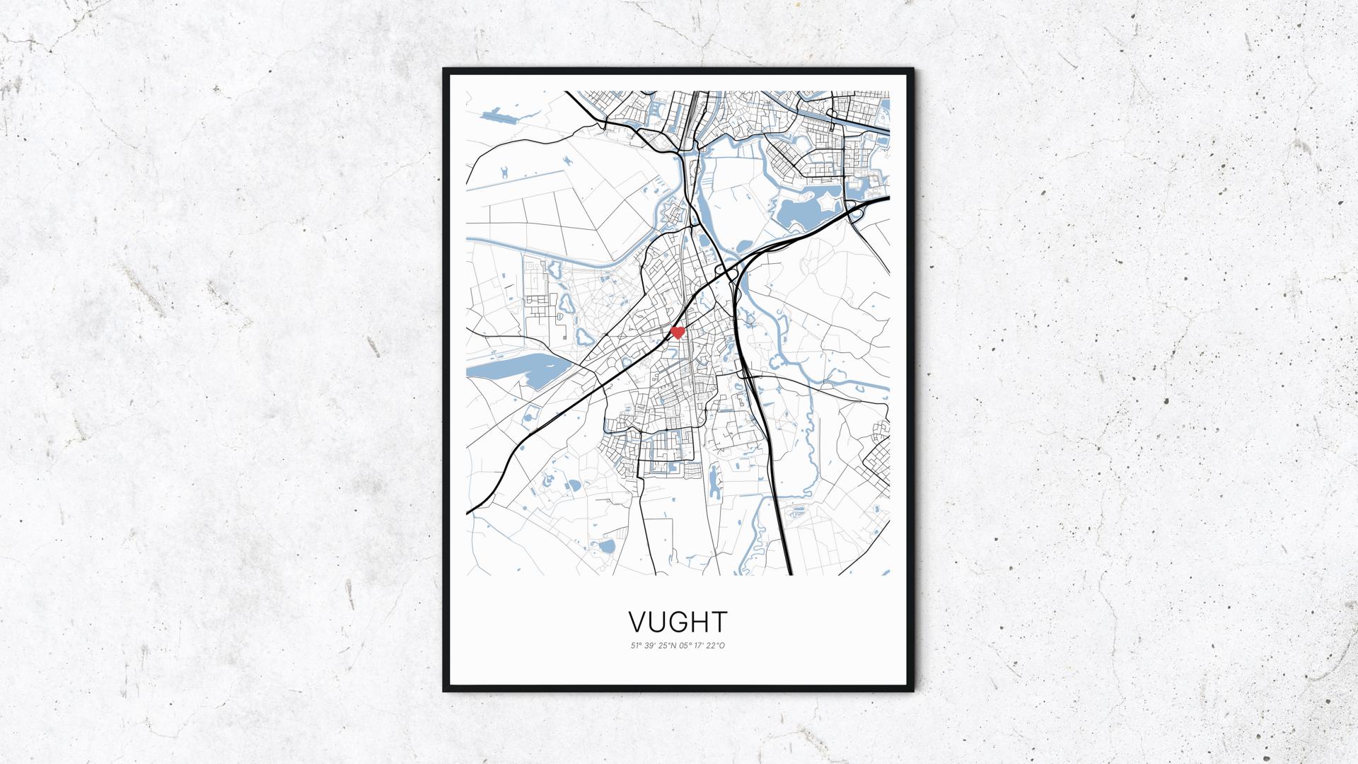 Cartida - Poster von Vught - Noord-Brabant - Niederlande