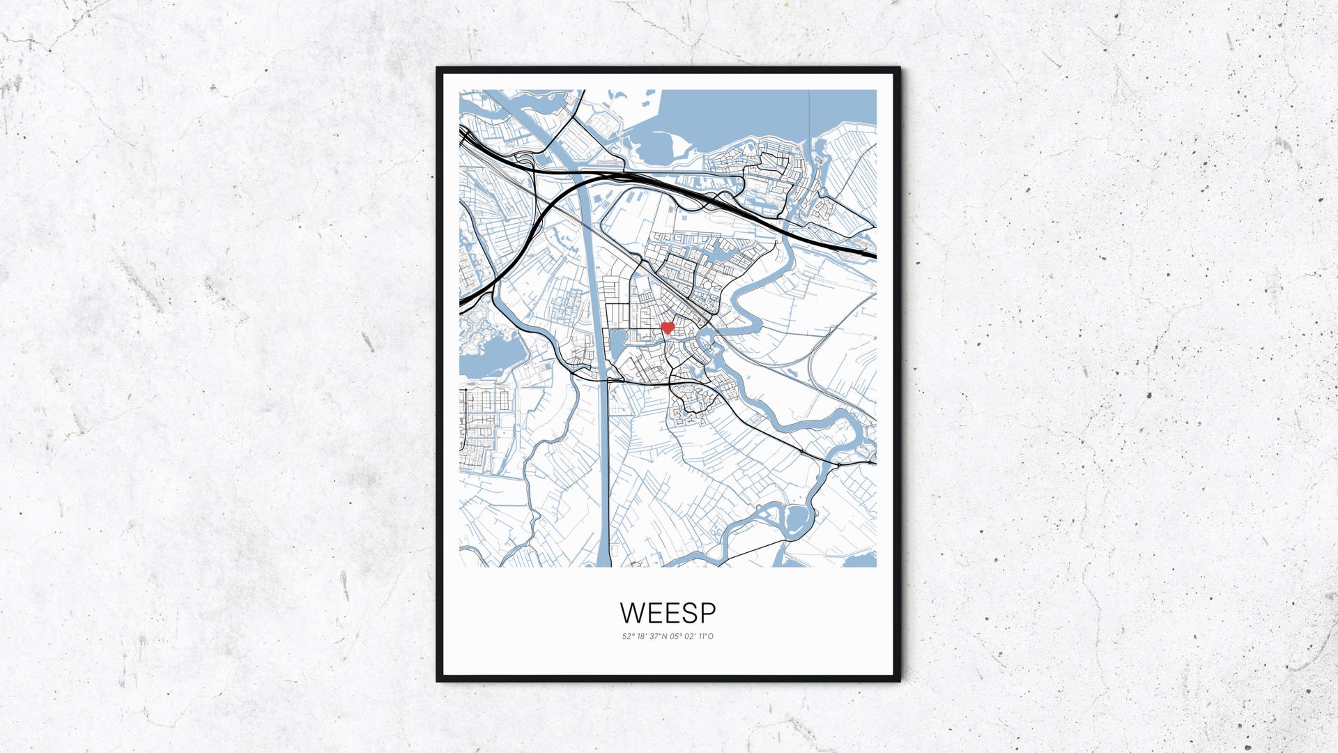 Cartida - Poster von Weesp - Noord-Holland - Niederlande