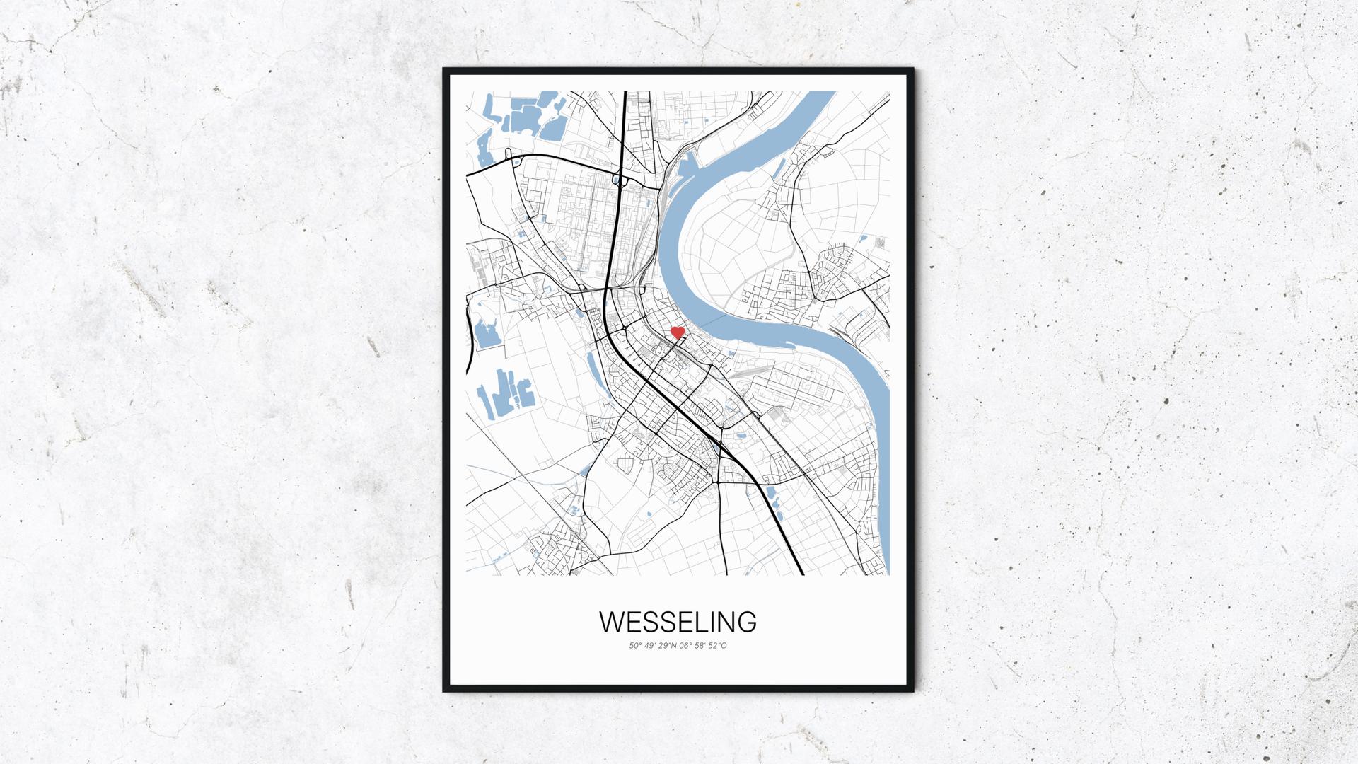 Cartida - Poster von Wesseling - Nordrhein-Westfalen - Deutschland