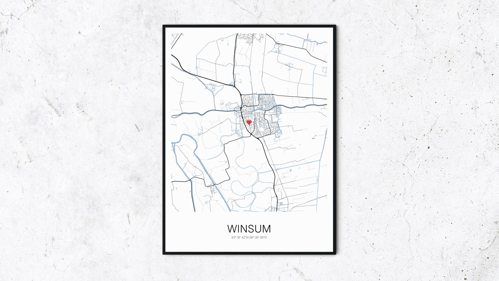 Cartida - Poster von Winsum - Groningen - Niederlande