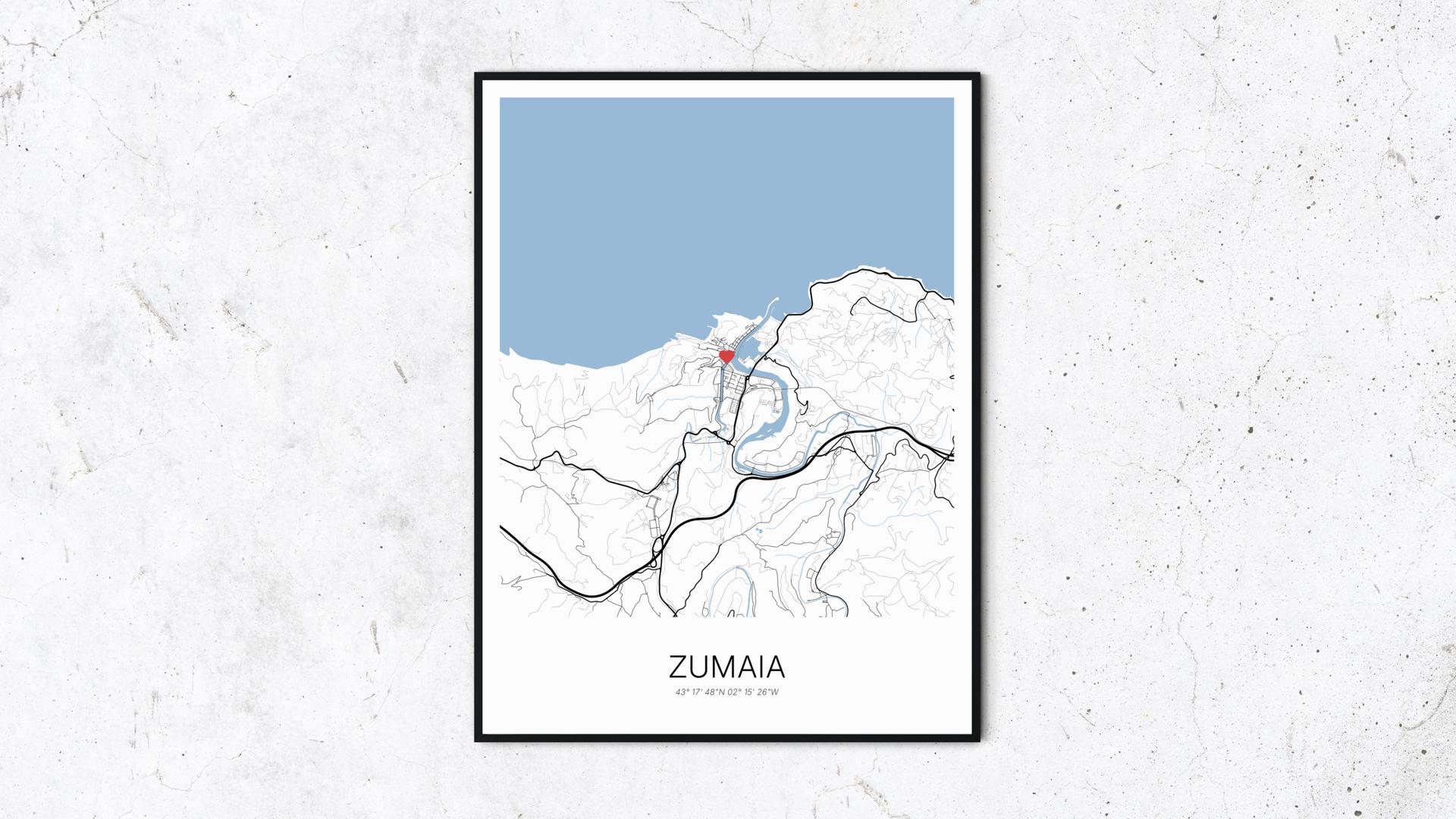 Cartida - Poster von Zumaia - Euskadi - Spanien
