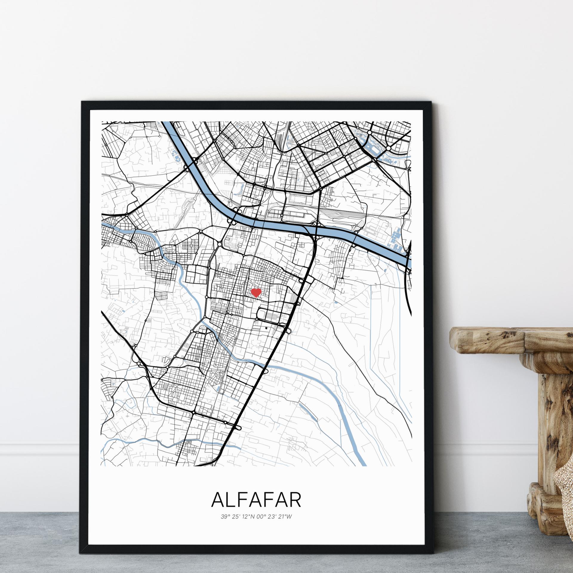 Cartida - Poster von Alfafar - Comunitat Valenciana - Spanien