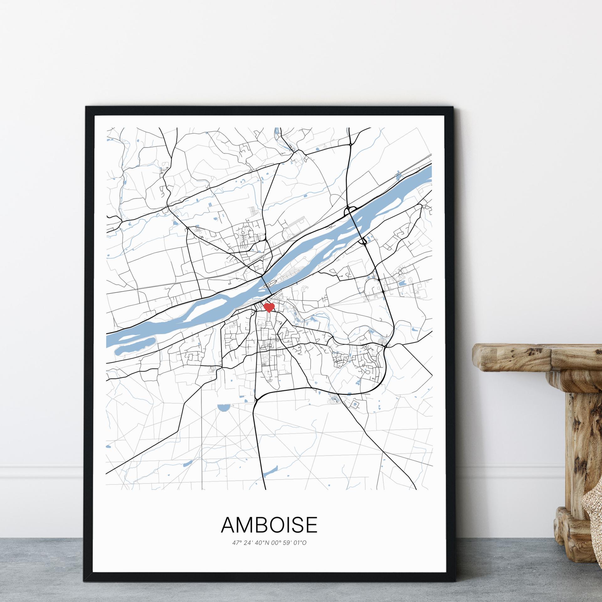 Cartida - Poster von Amboise - Centre-Val de Loire - Frankreich