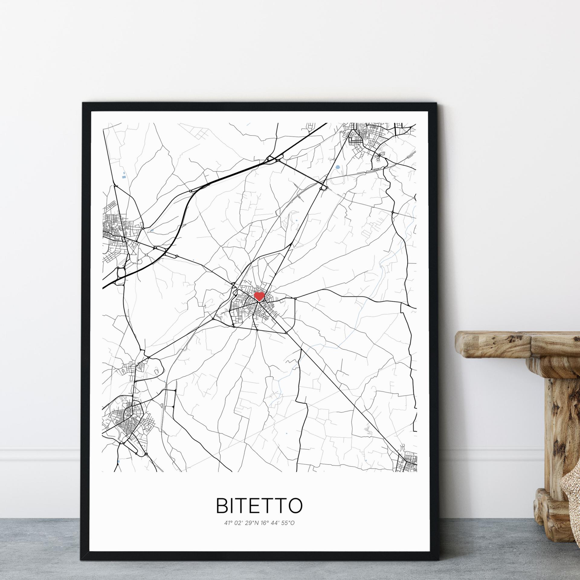 Cartida - Poster von Bitetto - Puglia - Italien
