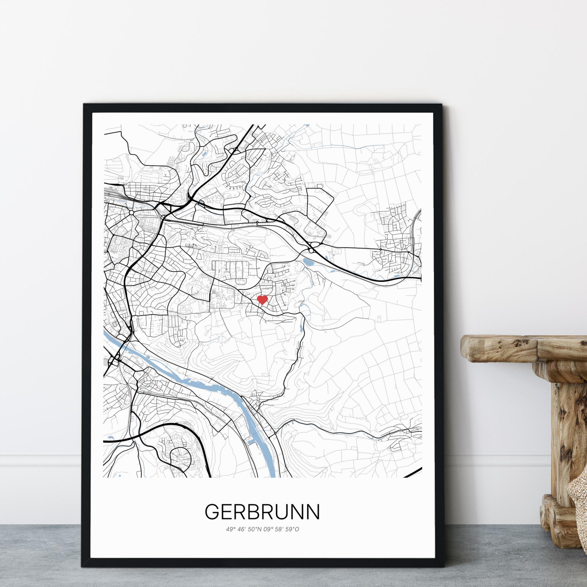 Cartida - Poster von Gerbrunn - Bayern - Deutschland