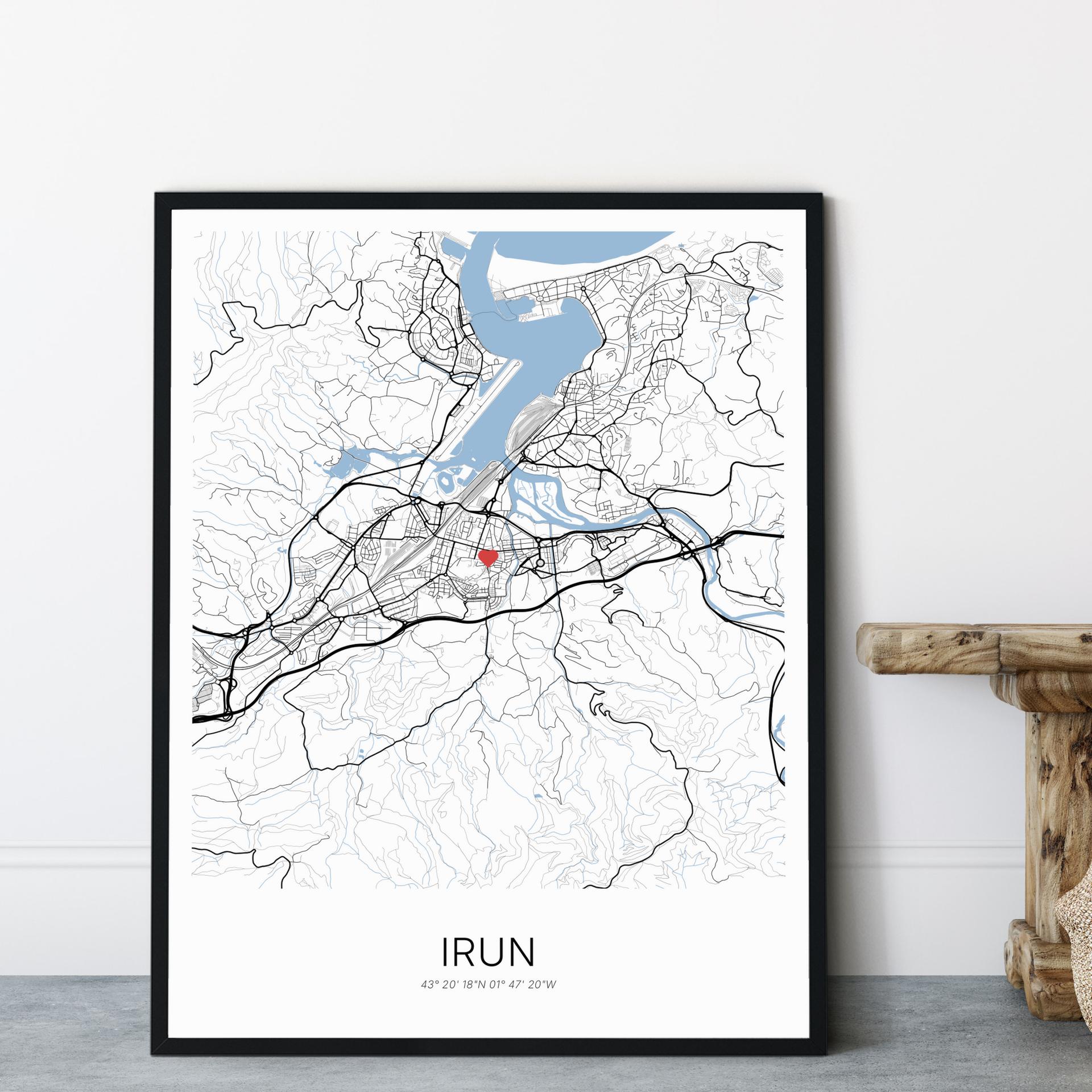 Cartida - Poster von Irun - Euskadi - Spanien