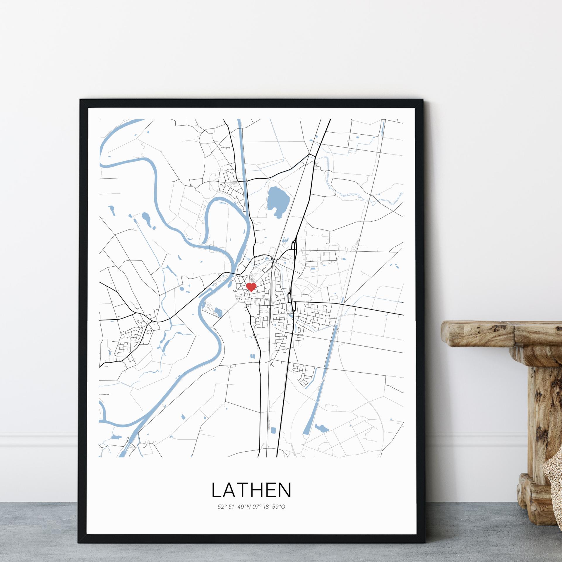 Cartida - Poster von Lathen - Niedersachsen - Deutschland