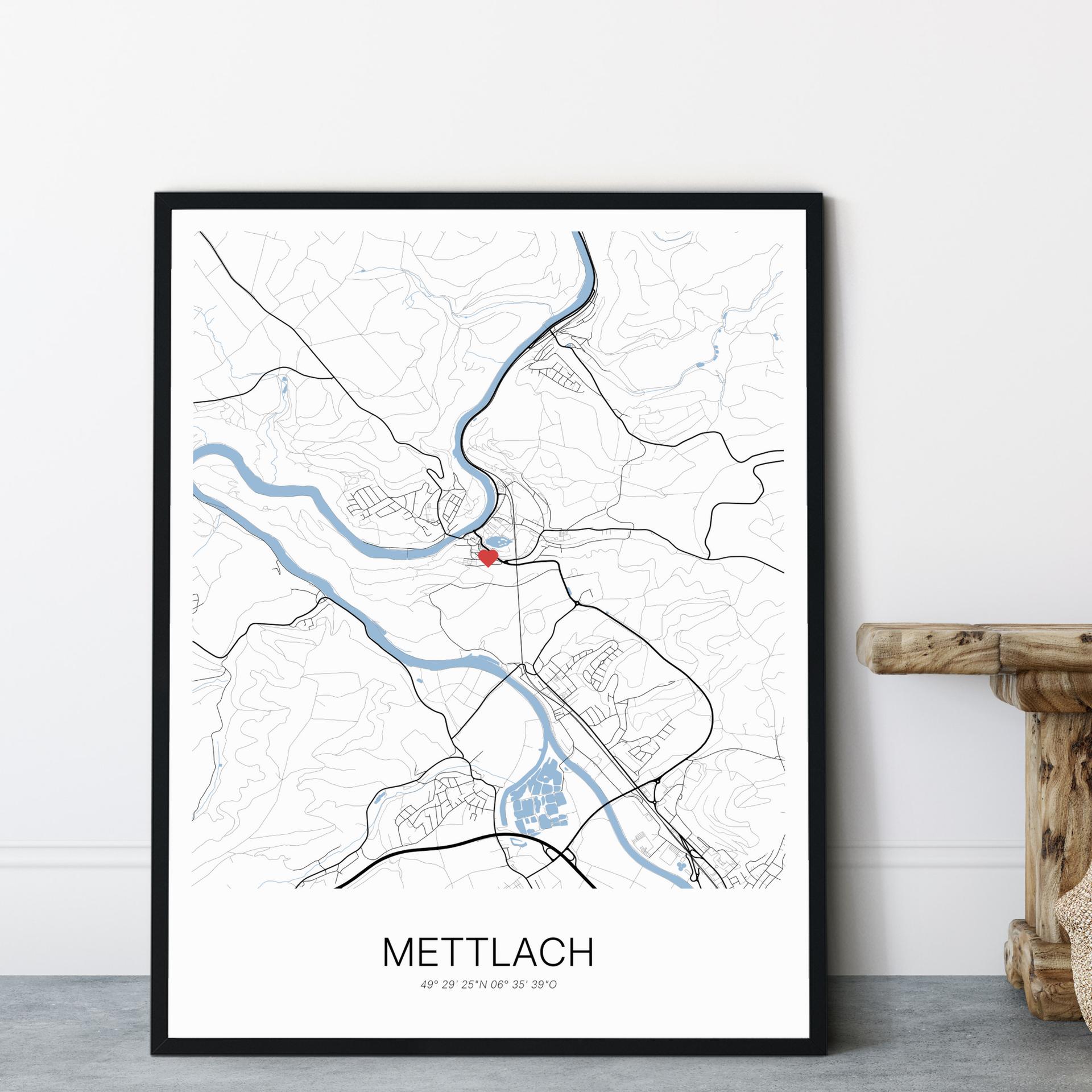 Cartida - Poster von Mettlach - Saarland - Deutschland