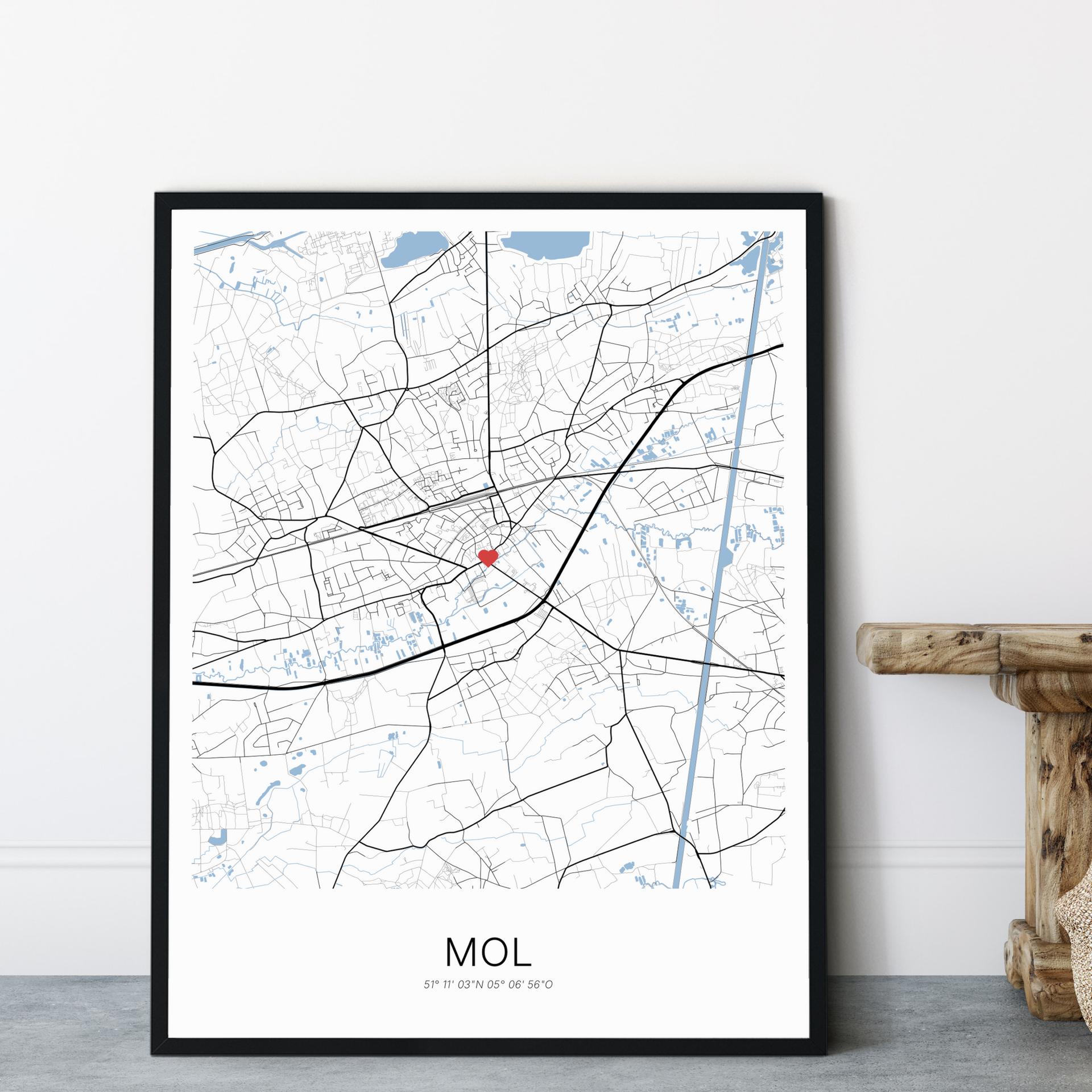 Cartida - Poster von Mol - Vlaanderen - Belgien