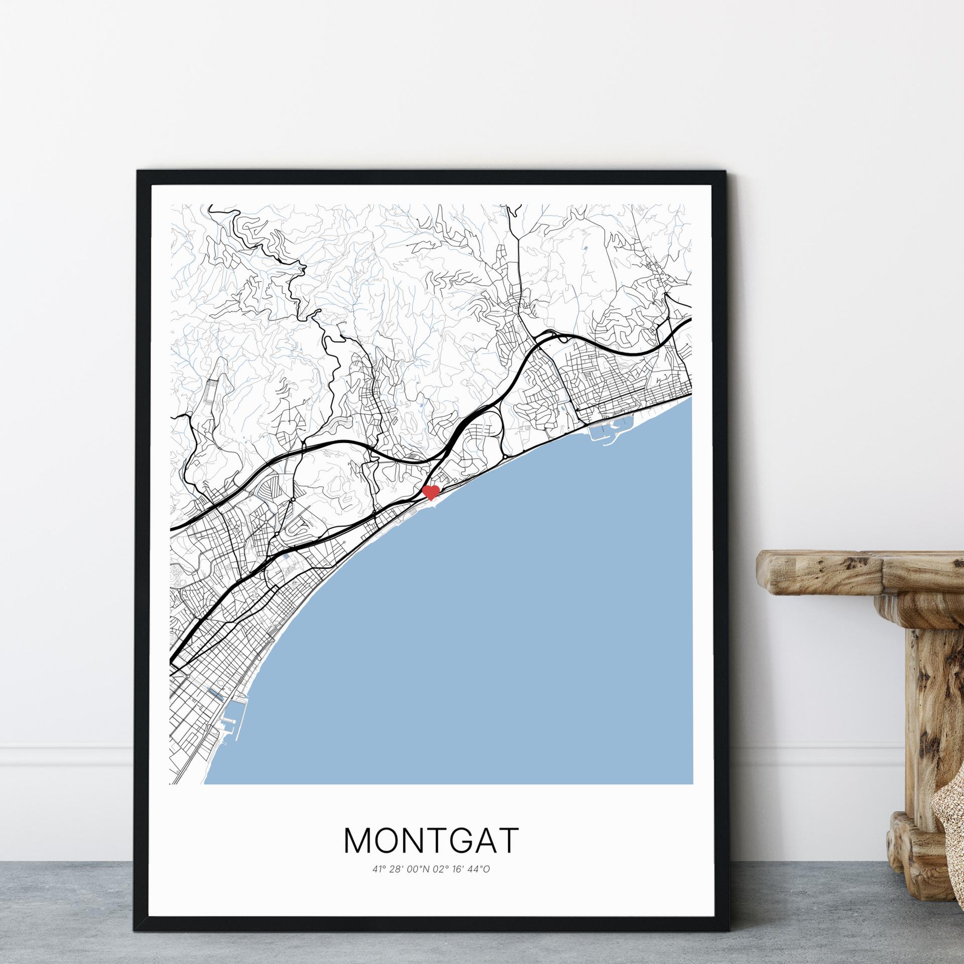 Cartida - Poster von Montgat - Catalunya - Spanien