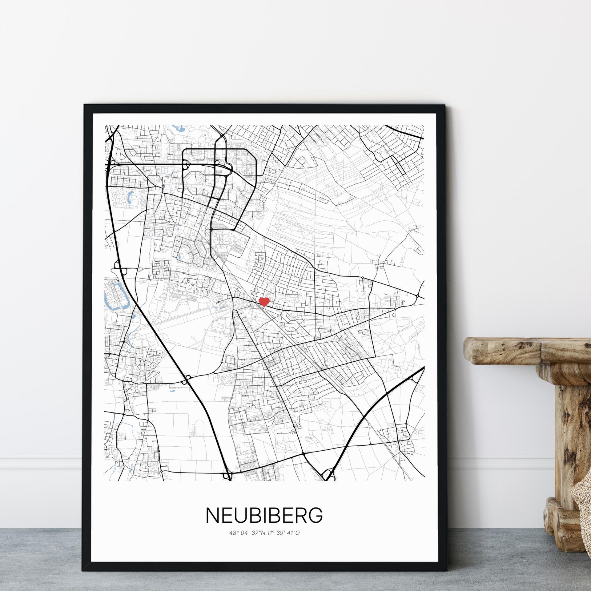 Cartida - Poster von Neubiberg - Bayern - Deutschland