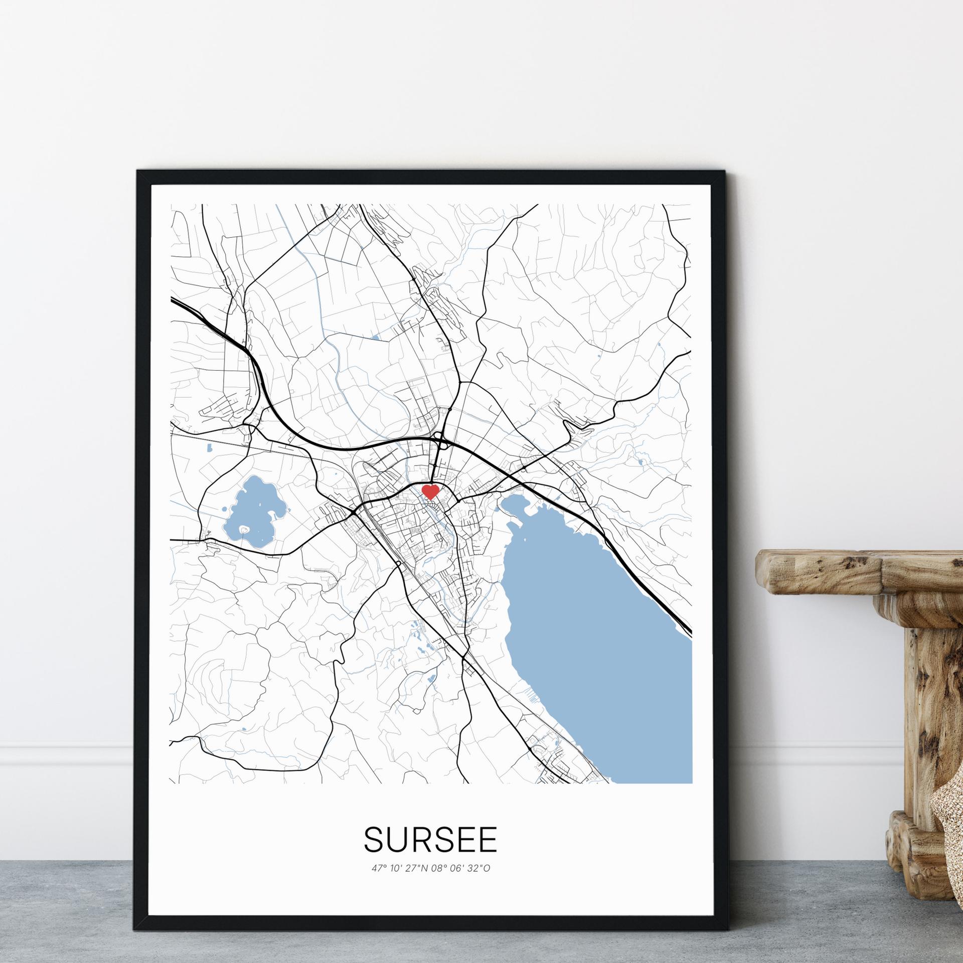 Cartida - Poster von Sursee - Luzern - Schweiz