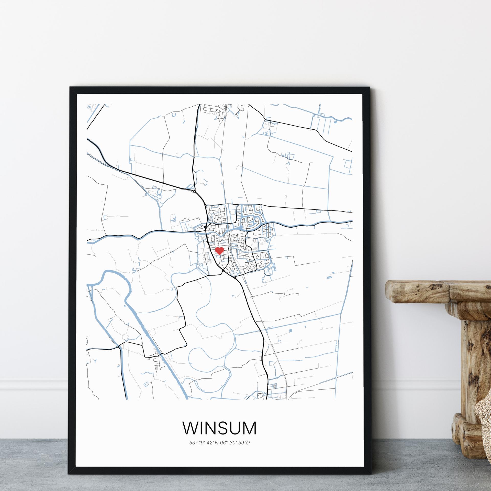 Cartida - Poster von Winsum - Groningen - Niederlande